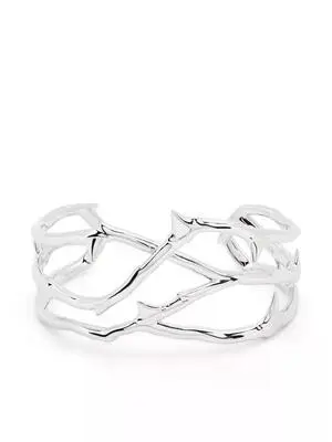 SHAUN LEANE Rose Thorn Small Cuff - Silver