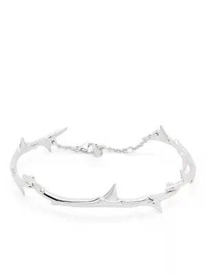 SHAUN LEANE Rose Thorn Linked Bracelet - Silver