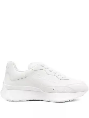 Alexander McQueen Oversized Logo-embossed Sneakers - White
