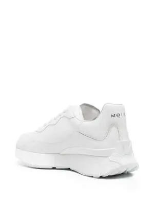 Alexander McQueen Oversized Logo-embossed Sneakers - White