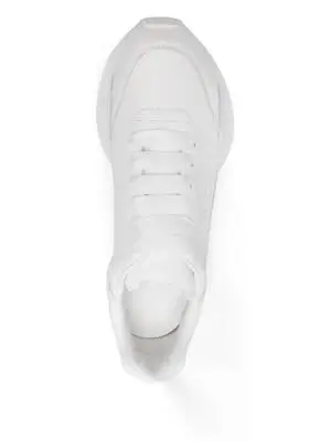 Alexander McQueen Oversized Logo-embossed Sneakers - White