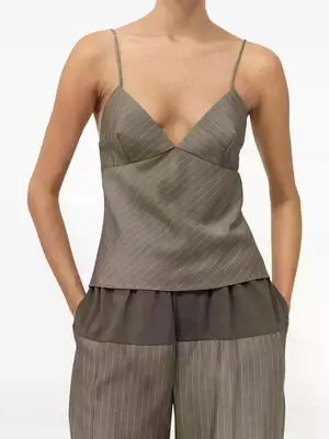 ST. AGNI Pinstripe Cami Top