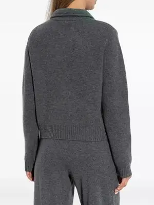 LISA YANG Buttoned Ribbed Cardigan