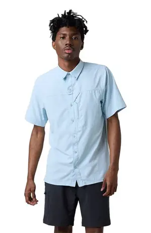 BACKCOUNTRY Tahoe Woven Short-sleeve Snap-up Shirt - Skyride