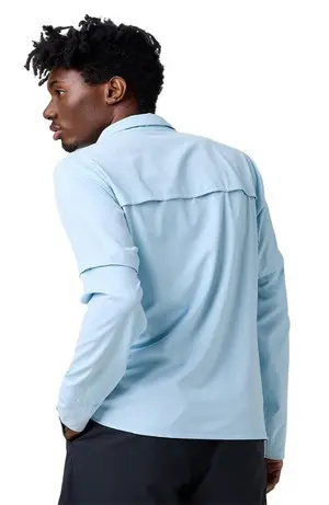 BACKCOUNTRY Tahoe Woven Convertible Snap-up Shirt - Skyride
