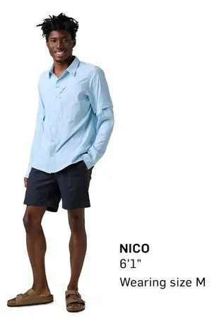 BACKCOUNTRY Tahoe Woven Convertible Snap-up Shirt - Skyride