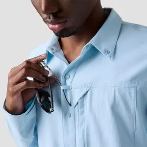 BACKCOUNTRY Bga Tahoe Woven Convertible Snap-up Shirt - Skyride