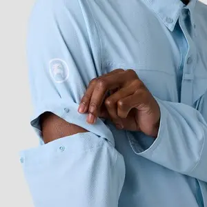 BACKCOUNTRY Bga Tahoe Woven Convertible Snap-up Shirt - Skyride