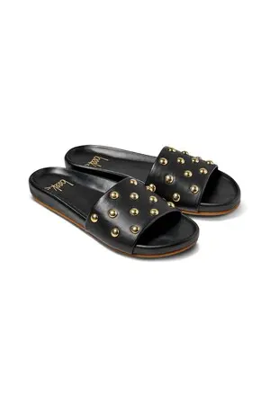 Beek Gallito Studded Slides - Black