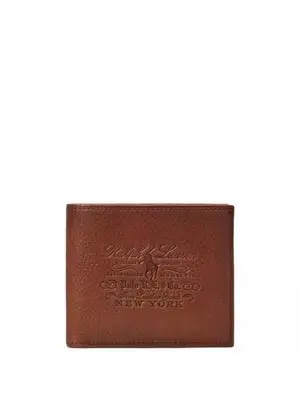 Polo Ralph Lauren Medium Bi-fold Leather Wallet - Brown