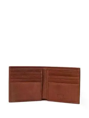 Polo Ralph Lauren Medium Bi-fold Leather Wallet - Brown