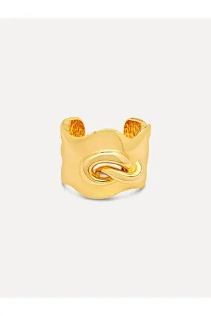 Oscar De La Renta O Knot Cuff Bracelet - Gold