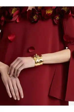 Oscar De La Renta O Knot Cuff Bracelet