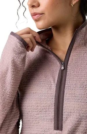 BACKCOUNTRY Highliner Primaloft Air-perm Fleece 1/4-zip - Bark