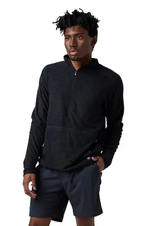 BACKCOUNTRY Highliner Primaloft Air-perm Fleece 1/4-zip - Black
