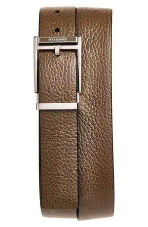 FERRAGAMO Sheepskin Leather Belt