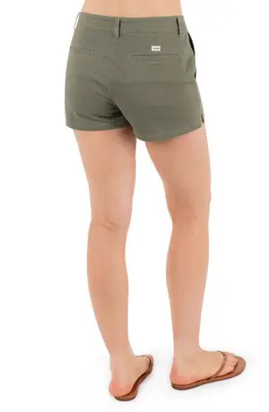 Hurley Cotton Twill Stretch Shorts - Olive Grove