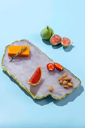 GAURI KOHLI GAURI KOHLI Dazzle Cheese Board Rose Quartz