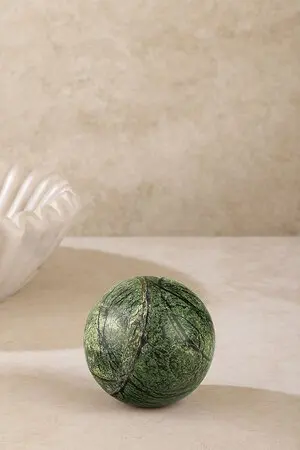 GAURI KOHLI Forest Decorative Sphere Object - Moss Green