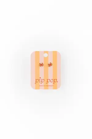 PIP POP Crab Stud Earrings