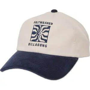 BILLABONG Embroidered Cotton Twill Baseball Cap - Ink