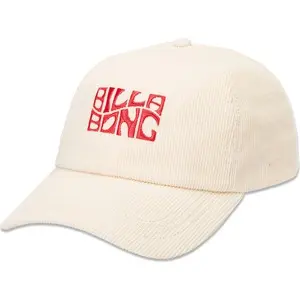 BILLABONG Embroidered Cotton Twill Baseball Cap - White Cap