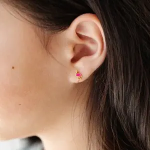 PIP POP Flamingo Stud Earring