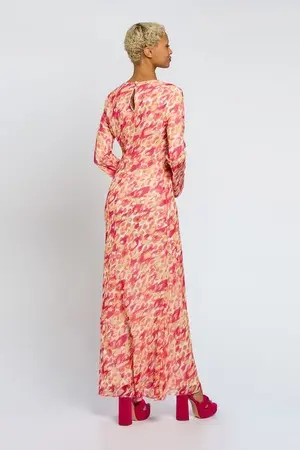 DASKA Lily Maxi Dress - Animal Print