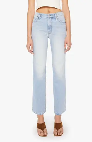 MOTHER The Kick It Ankle Flare Jeans - Go Long