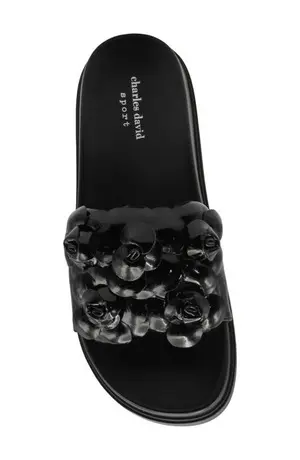 Charles By Charles David Phoetic Flatform Slide Sandal - Black