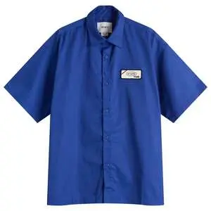 WTAPS Logo Work Shirt - Blue