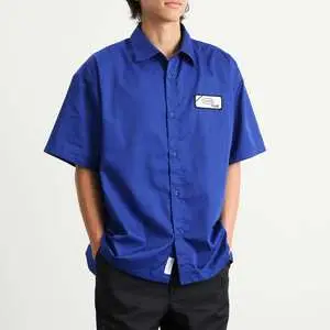 WTAPS Logo Work Shirt - Blue