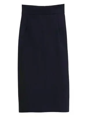Chiara Boni La Petite Robe High-waisted Midi Skirt - Blue