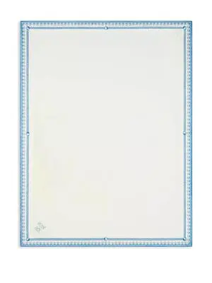 Versace Border-print Towel - White