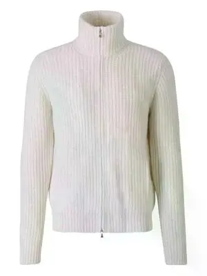 GRAN SASSO Zip-closure Ribbed Cardigan