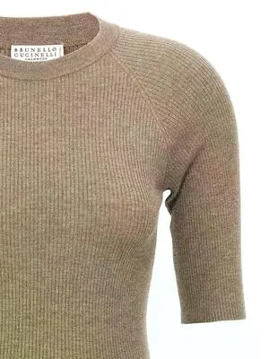 Brunello Cucinelli Ribbed Cashmere Sweater