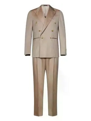 FRANZESE COLLECTION Double-breasted Wool Suit