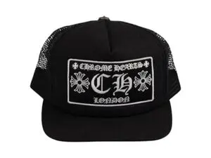 Chrome Hearts Ch London Trucker Cap - Black/white