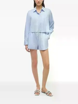 Simkhai Striped Cotton Shirt