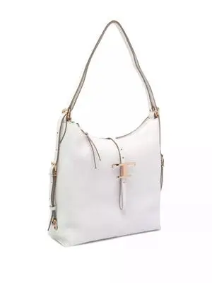 TOD'S T-timeless Zip Shoulder Bag - White