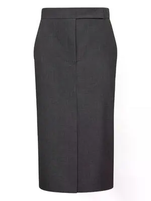 BLANCA VITA Front-closure Skirt With Pocket