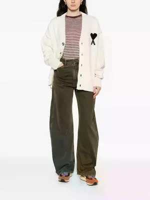 AMI Paris De Coeur Monogram Cardigan