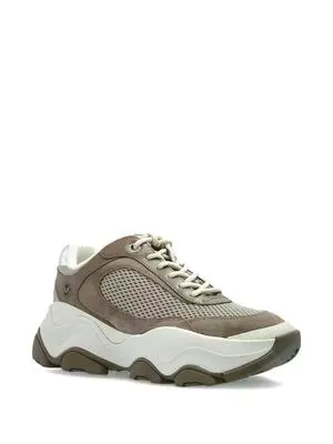 Michael Kors Mesh-panel Leather Sneakers