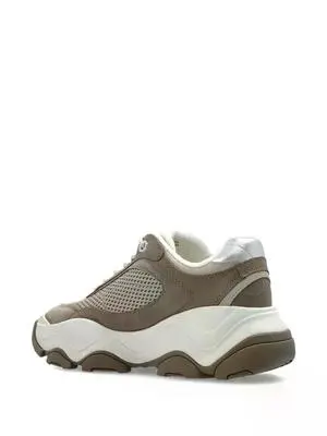 Michael Kors Mesh-panel Leather Sneakers