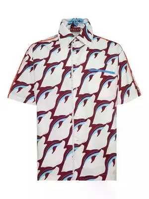Gucci Dolphin-print Shirt