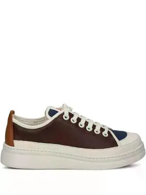 Camper Leather Panelled Lace-up Sneakers