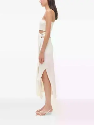Simkhai Aurelia One-shoulder Midi Dress