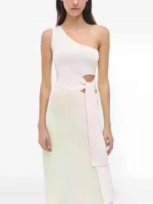 Simkhai Aurelia One-shoulder Midi Dress
