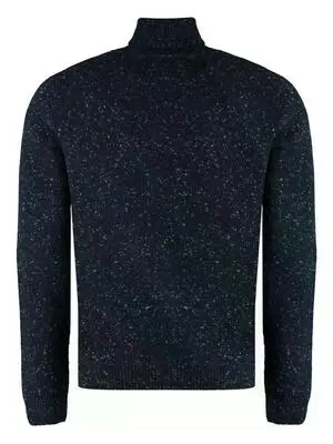THE (ALPHABET) Speckled Cashmere Turtleneck Sweater