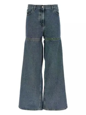 Attico Cut-out Denim Jeans